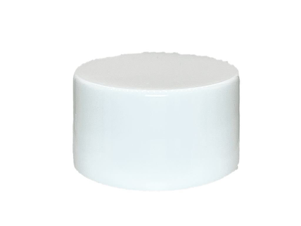 28-410 Smooth White Continuous Thread Cap Foam Liner - Bay Area Bottles